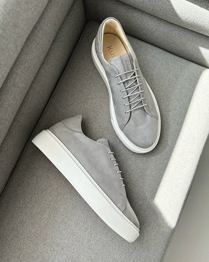 Sneakers CS Grey Nubuck – Kuvet EU